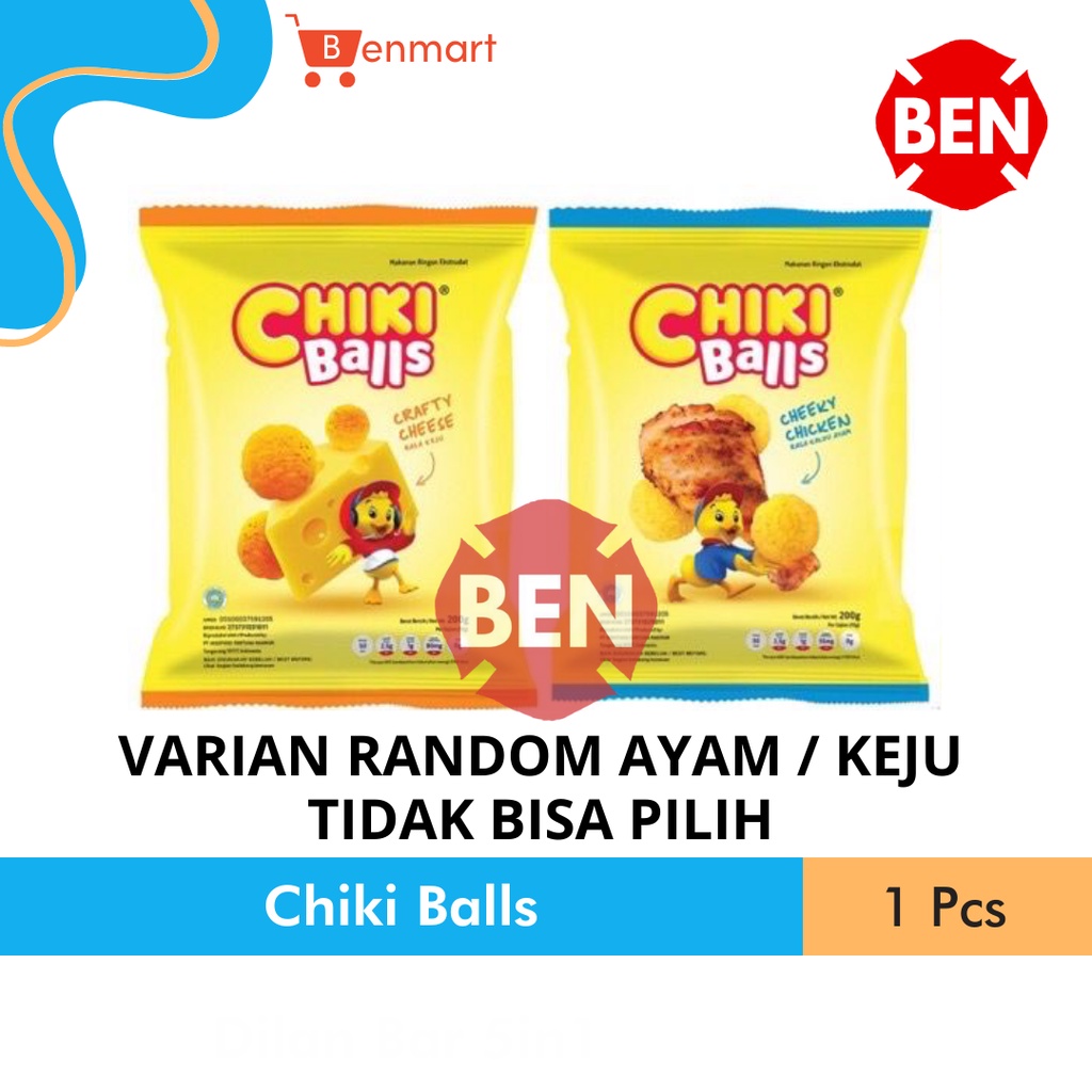Jual Chiki Balls Rasa Ayam Keju 1 Renceng 10 Pcs Sachet 16g 16gr 16 g ...