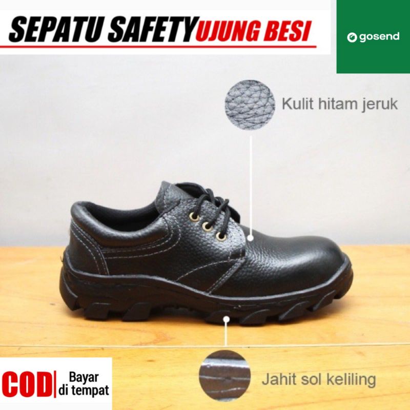 Jual Sepatu Safety boots King Ujung Besi Sepatu Septi Anti Slip Sepatu ...