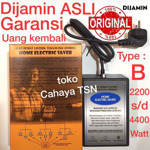 Jual Penghemat Listrik - Home Electric Saver Original 2200-4400 Watt ...