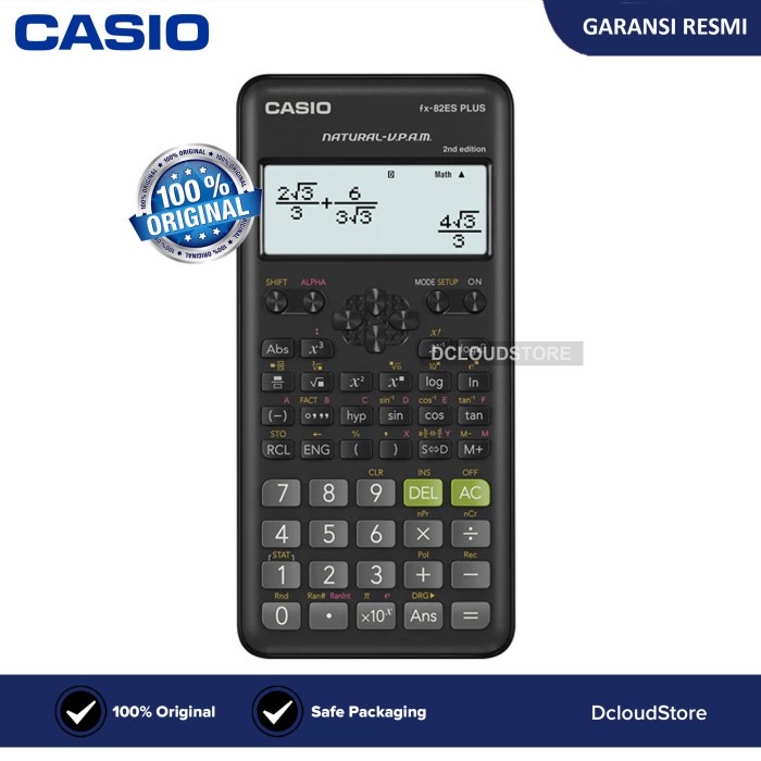 Jual CALCULATOR ORIGINAL CASIO FX-82ES PLUS SCIENTIFIC ILMIAH ...