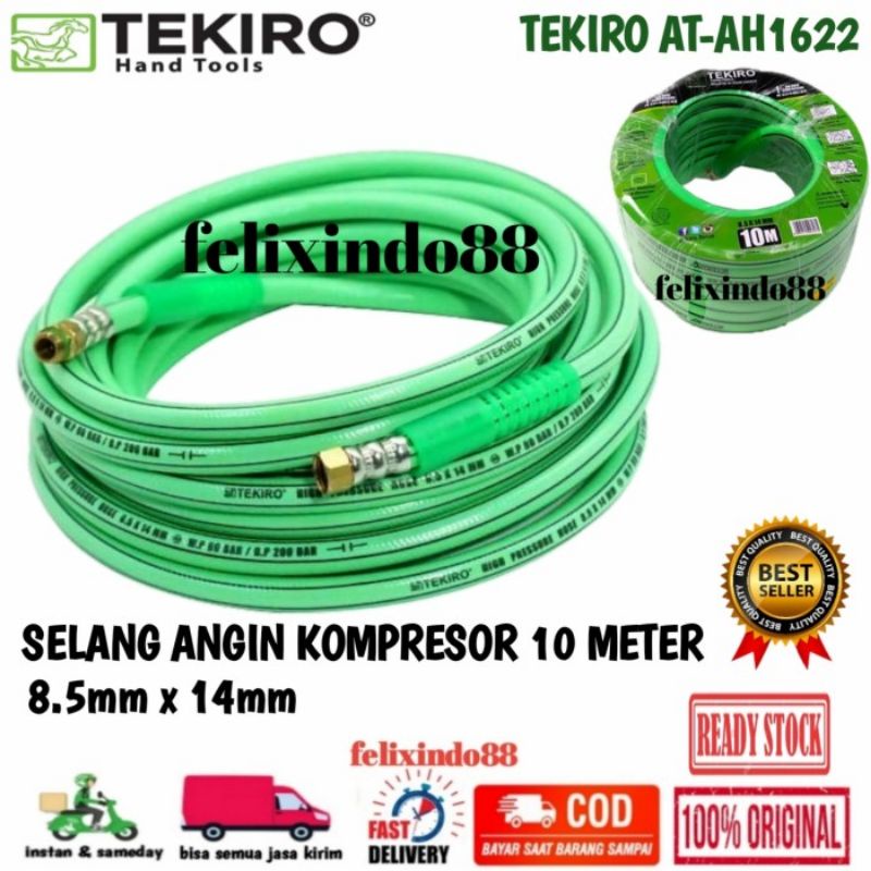 Jual Tekiro Selang Kompresor Tekanan Tinggi 10 Meter AT-AH1622 Original ...