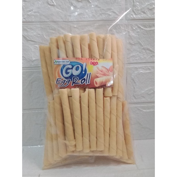 Jual go eggroll kemasan 250gram snack kiloan original | Shopee Indonesia