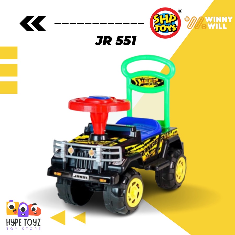Jual Mainan Anak Mobil Dorong Jeep Ranger JR 551 SHP TOYS | Shopee Indonesia