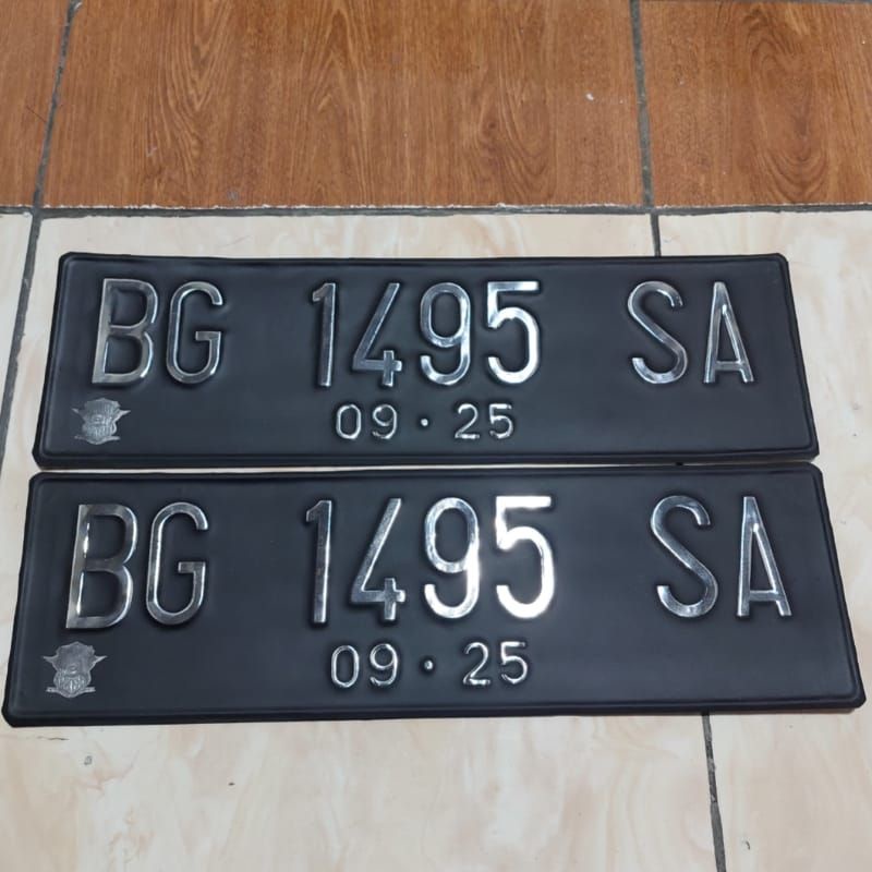 Jual Nomor Mobil Chrome / Variasi ( HARGA SEPASANG ) | Shopee Indonesia