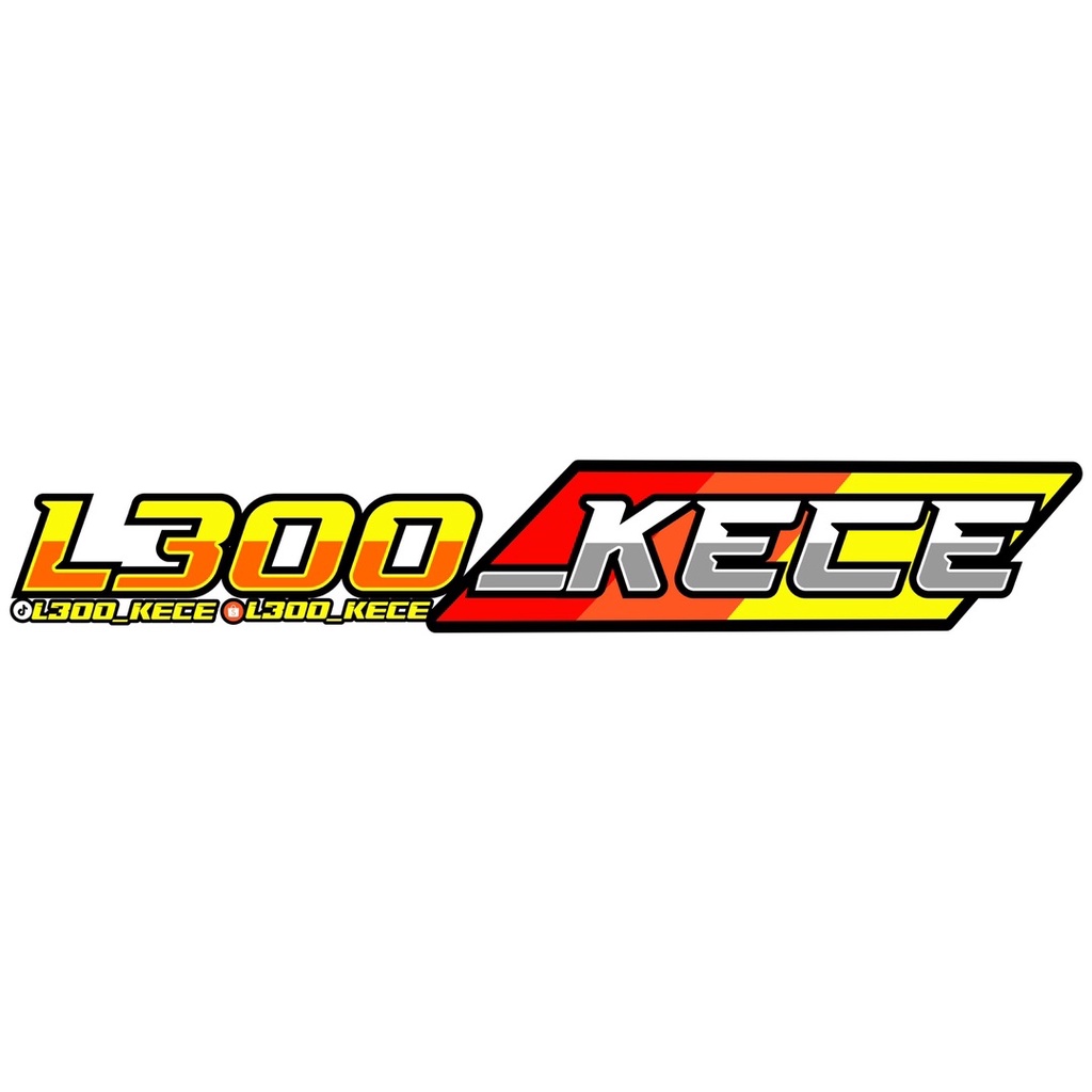 Jual stiker L300 KECE & PICKUP KECE | Shopee Indonesia