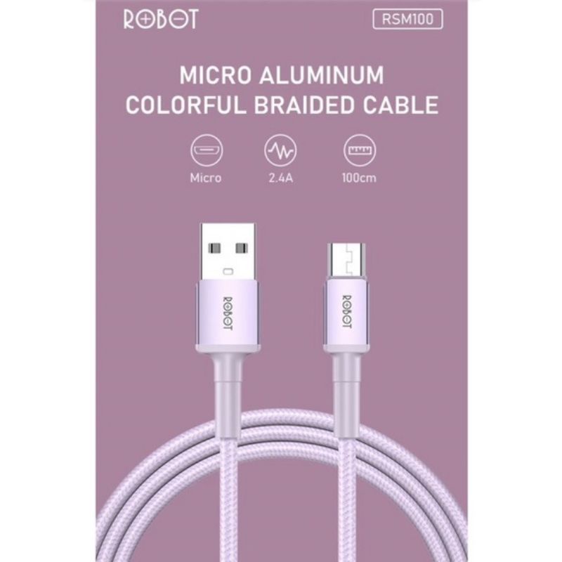 Jual Kabel Data Robot RSM100 Micro 2.4A / RSC100 Type C 3A / RSC100 ...