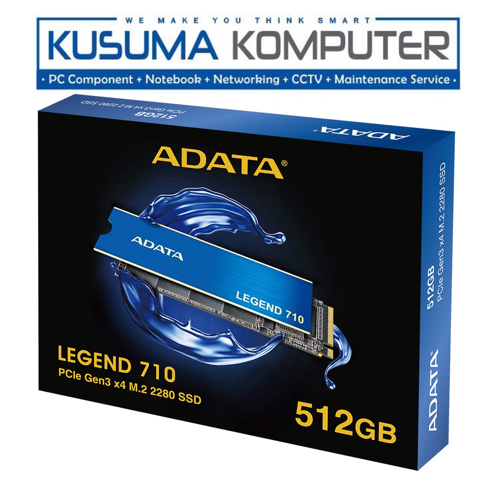 Jual SSD Adata LEGEND 710 512GB PCIe Gen3 x4 M.2 2280 | Shopee Indonesia