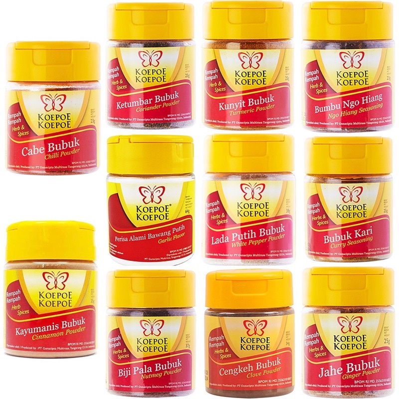 Jual Koepoe-Koepoe / Rempah / Cinnamon / Powder / Ginger / Curry ...