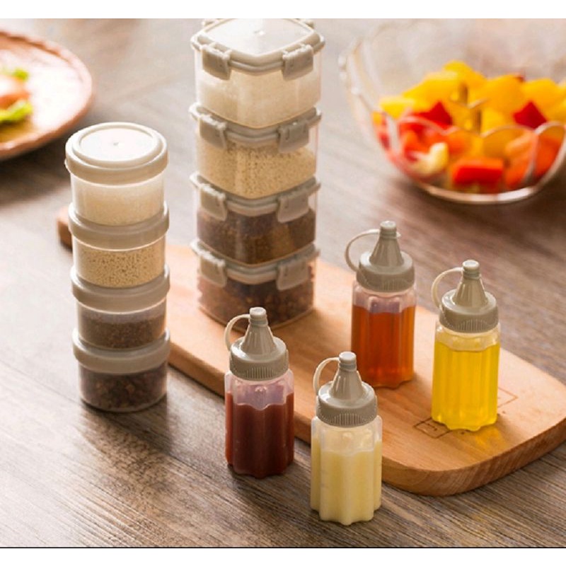 Jual 1 Set (3 pcs) Sauce Cup Botol Saus Salad Kecap Saus Cup Dressing ...