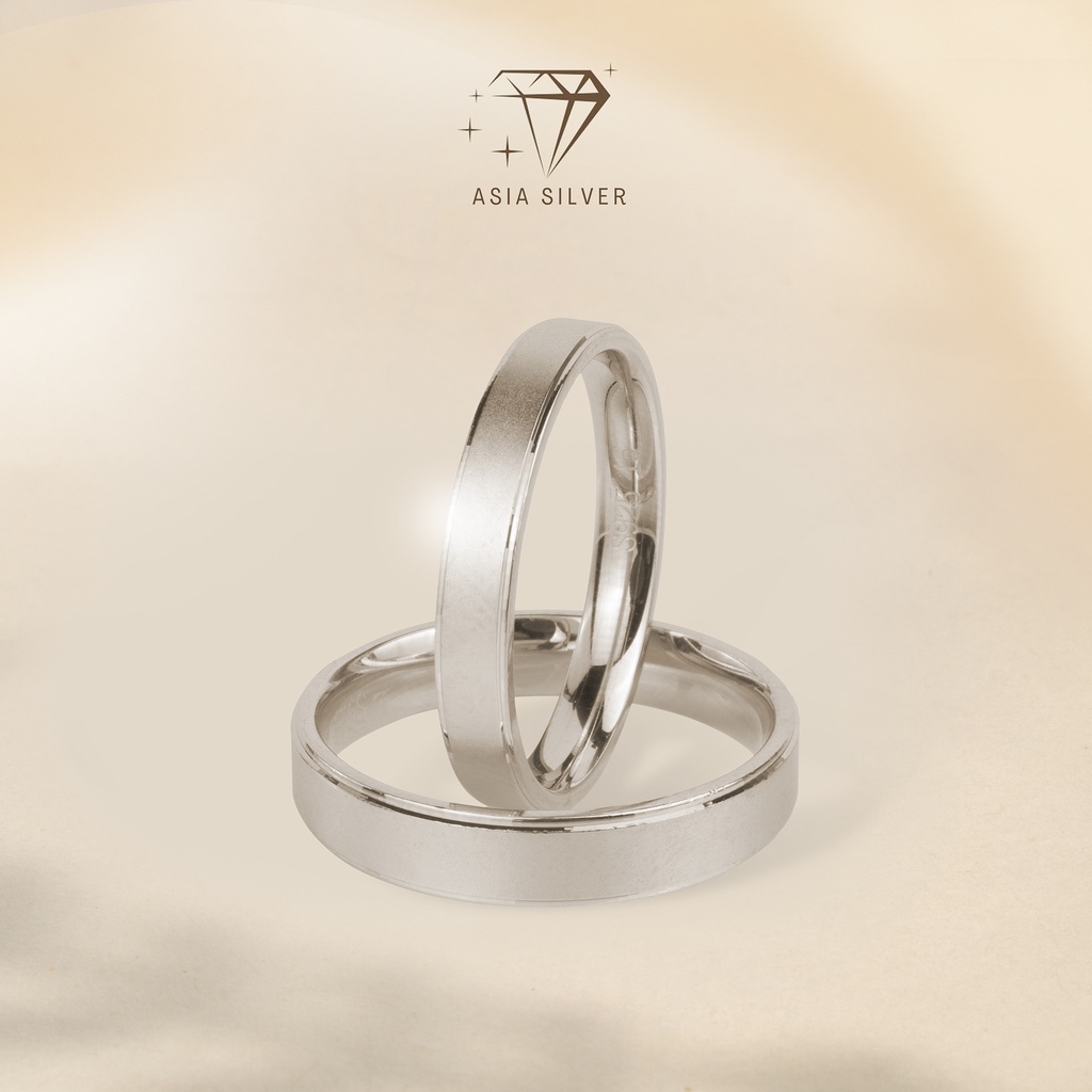 Jual Cincin Couple Perak Silver 925 Tunangan Nikah Kawin Wedding Ring ...