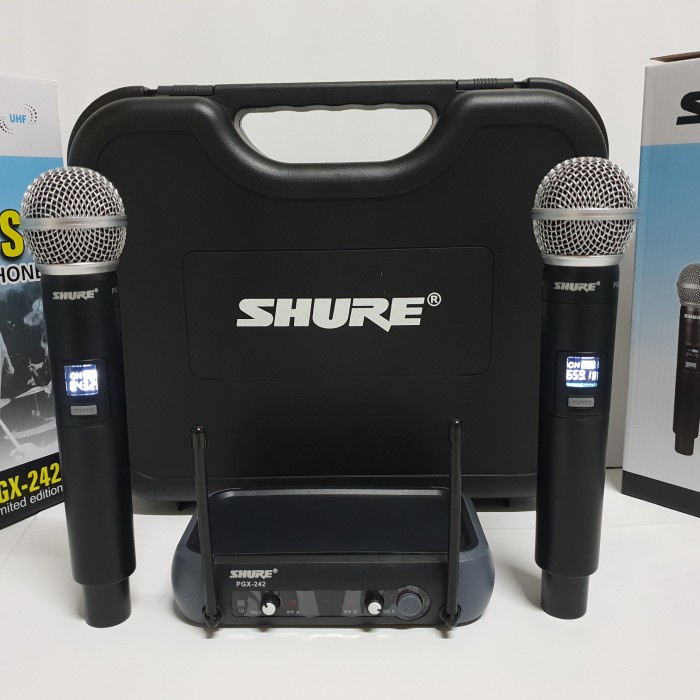 Jual Mic wireless shure PGX 242 ( Handheld ) | Shopee Indonesia