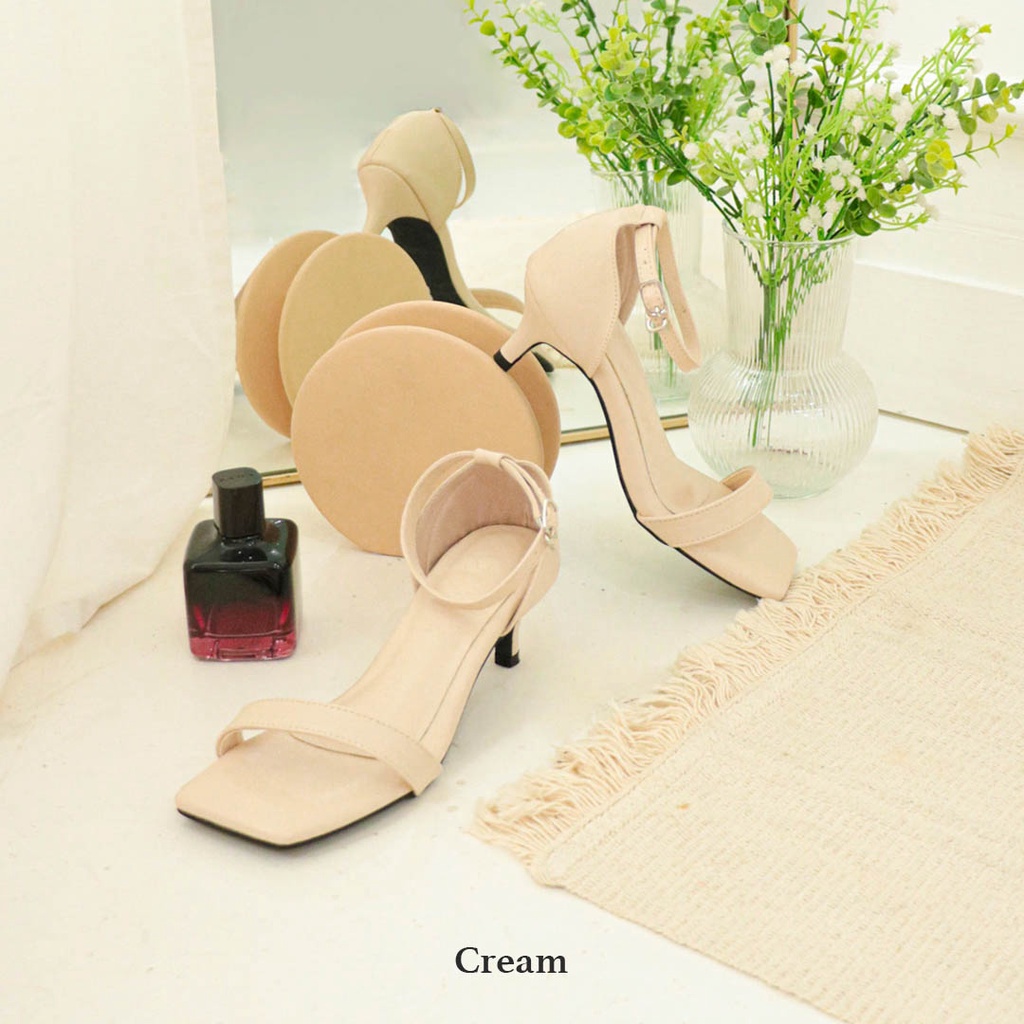 Jual Alivelovearts Monash Sandal Heel Tali Hak 5cm Sendal Hak Ankle ...