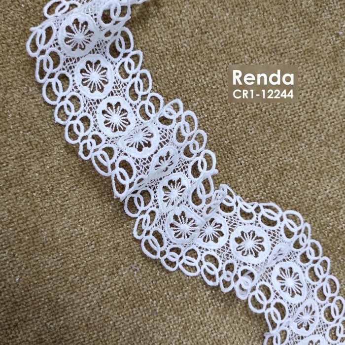 Jual Kain Renda / Kain Renda CR1 - 12244 Min. per 15 yard | Shopee ...