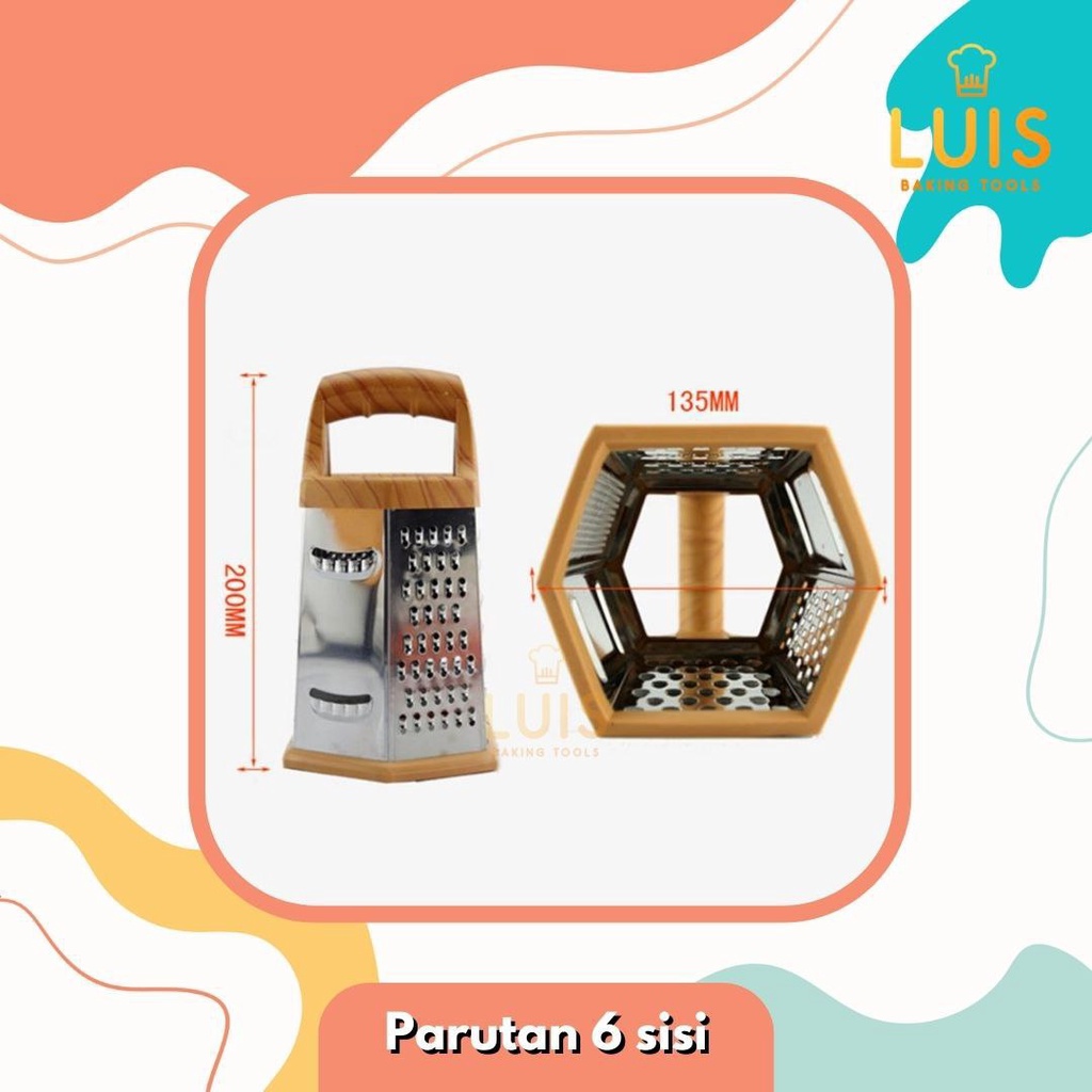 Jual Pasrah Menara Parutan 6 in 1 (Parutan 6 sisi Pasrah Keju Pasrah ...