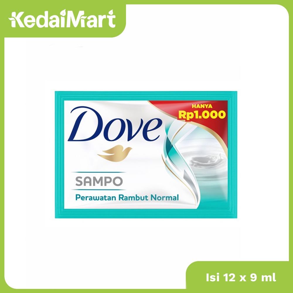 Jual Dove Shampoo Daily Shine Renceng Isi 12 x 9 ml | Shopee Indonesia