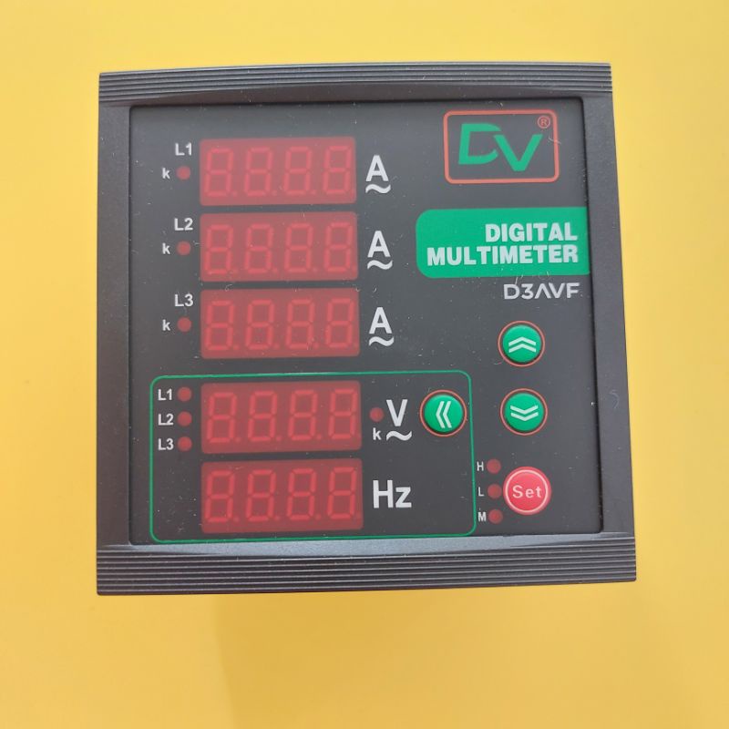 Jual Panel Meter Digital 3 Phase / volt ampere hz | Shopee Indonesia