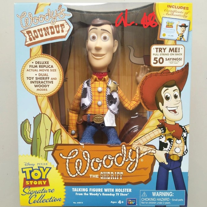 Jual Figure Woody Talking Toy Story Signature Collection ORIGINAL ...