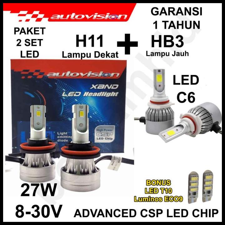 Jual Lampu Led H11 Autovision Xand Headlamp 6500K White Lampu Utama | Shopee Indonesia