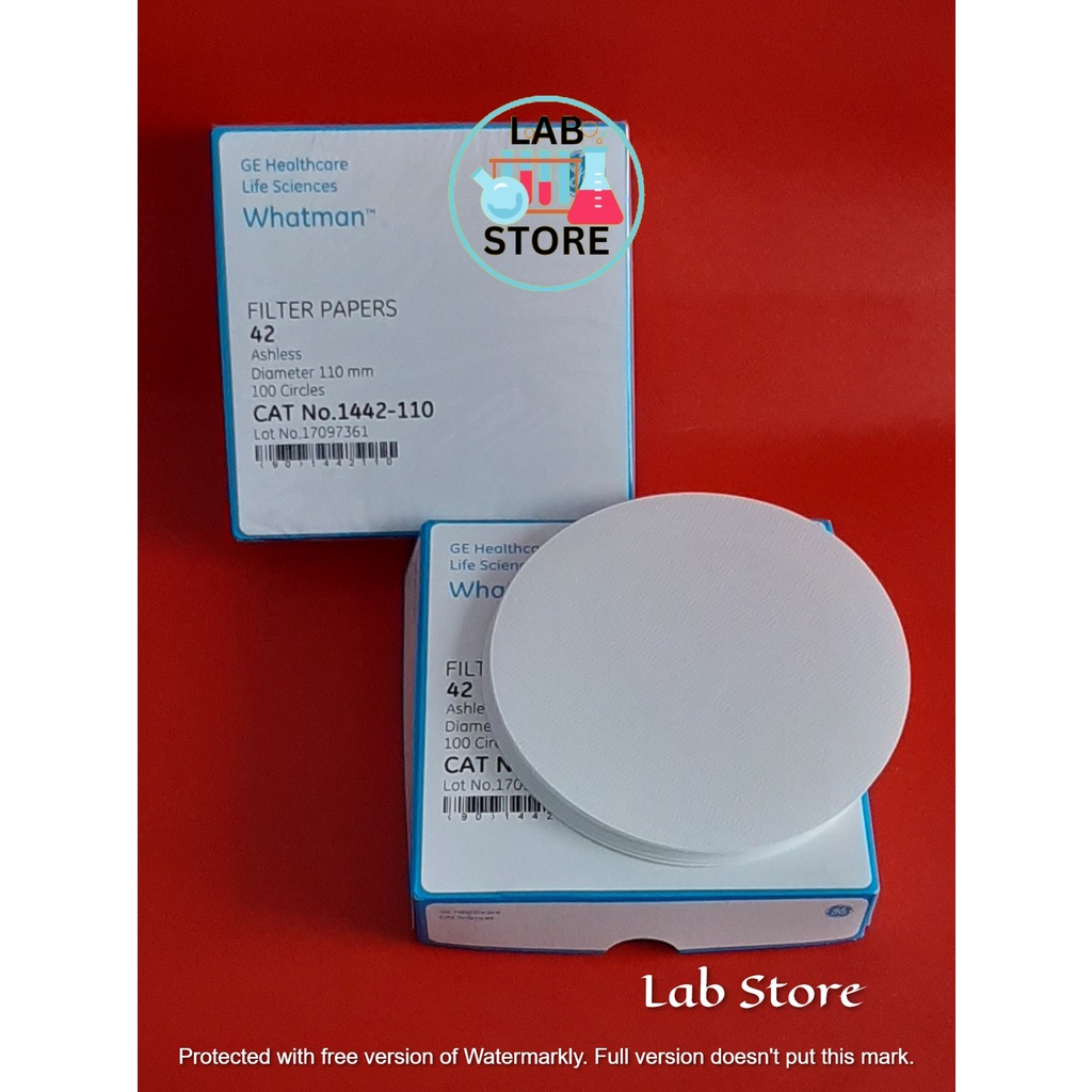 Jual Kertas Saring Whatman No 42 / Kertas Saring Laboratorium Diameter ...