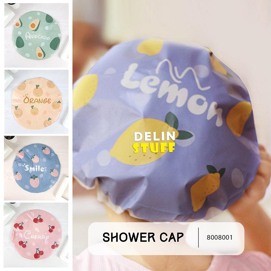 Jual Shower Cap Topi Mandi Penutup Rambut Topi Keramas (8008001 ...