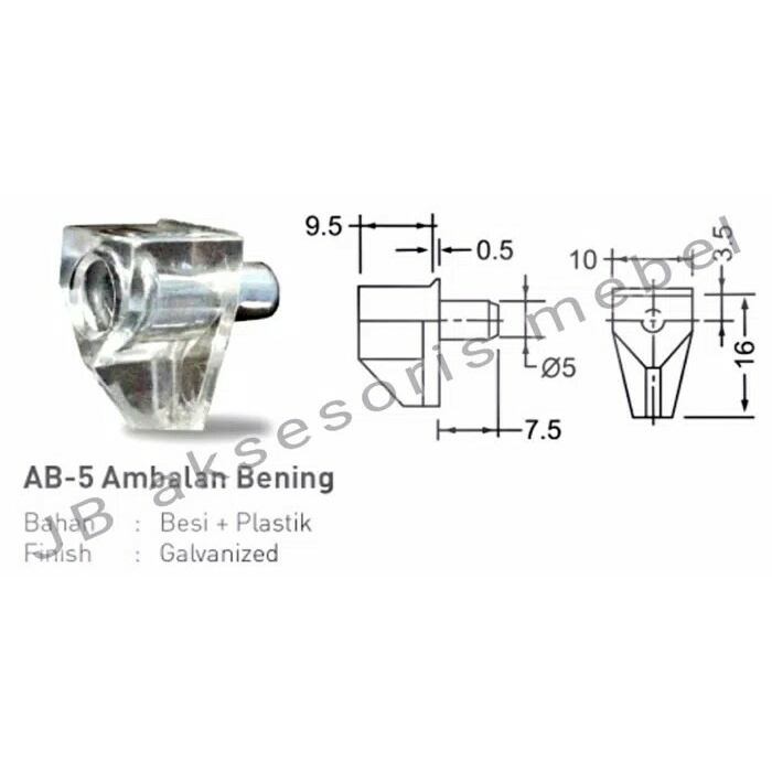 Jual AMBALAN AB-5 BENING HUBEN/PEN PENYANGGA PENAHAN TATAKAN RAK KAYU ...