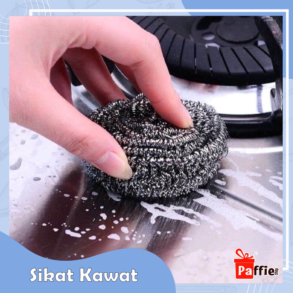 Jual Gosok Panci Sikat Kawat Sabut Baja Kebersihan Dapur Cuci Piring ...