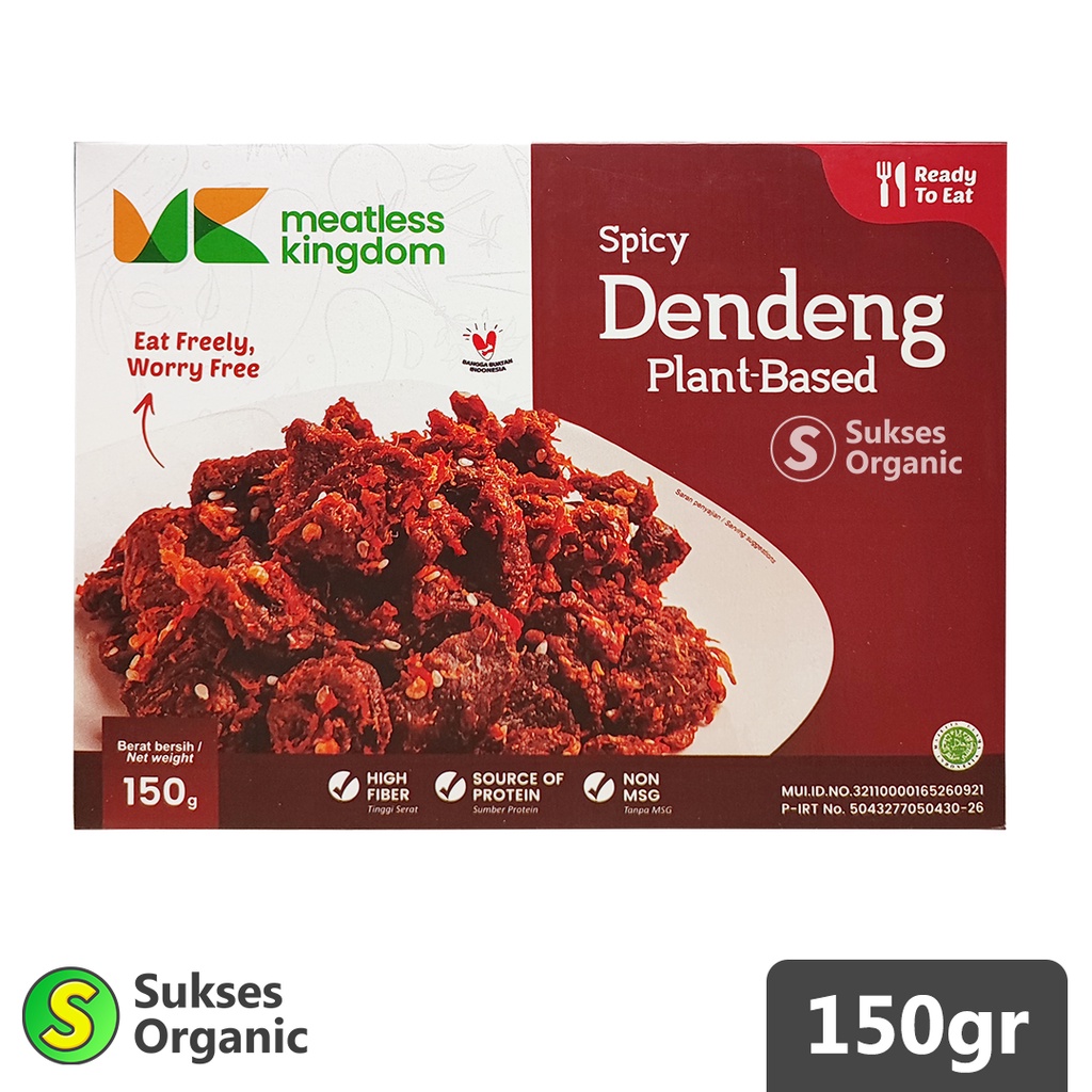 Jual DENDENG SPICY PEDAS Vegan Plant Based Ready To Eat Meatless ...