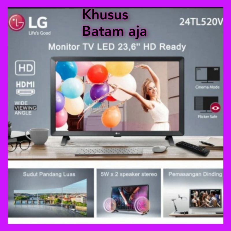 Jual TV LG LED 24"inch digital/LG LED TV GAMING MODE GARANSI RESMI ...