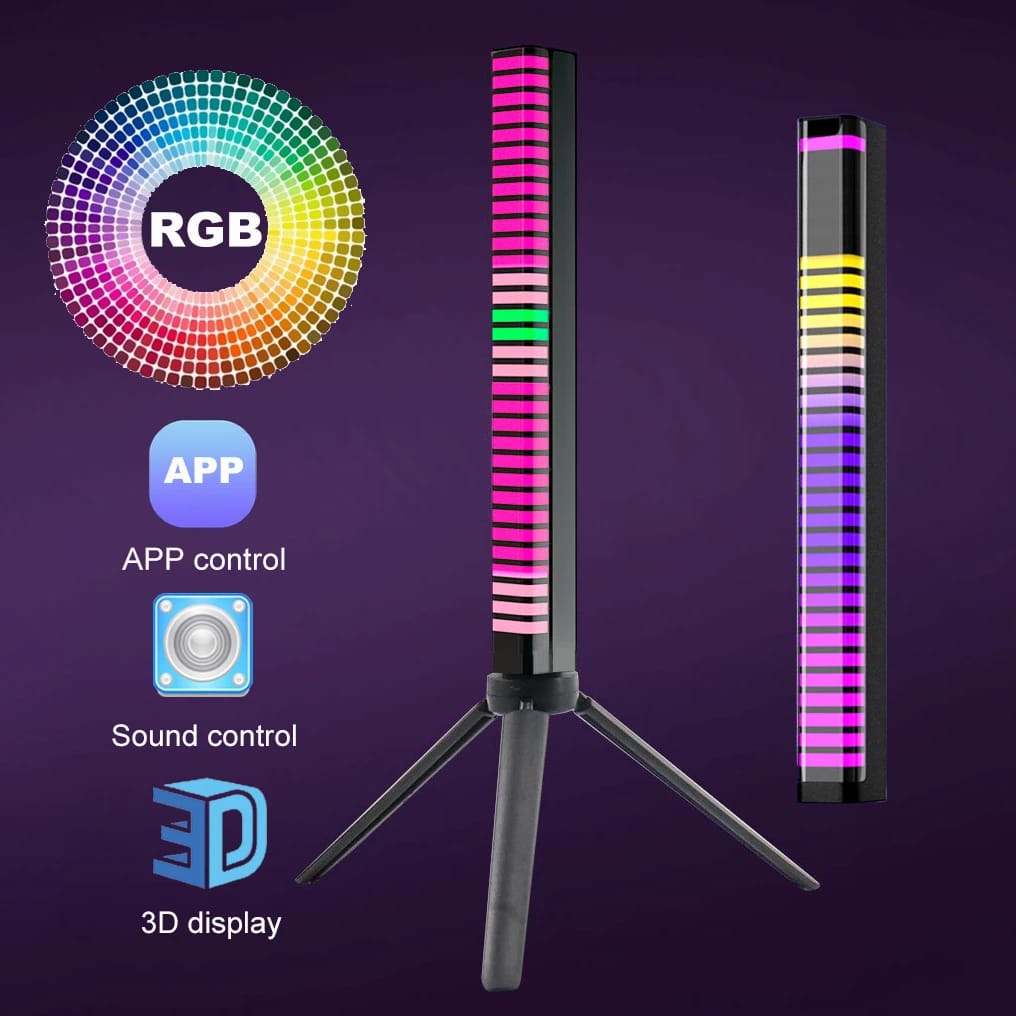 Jual Lampu Bar RGB 3D Strip Spectrum Music Sound Control LED Rythm ...