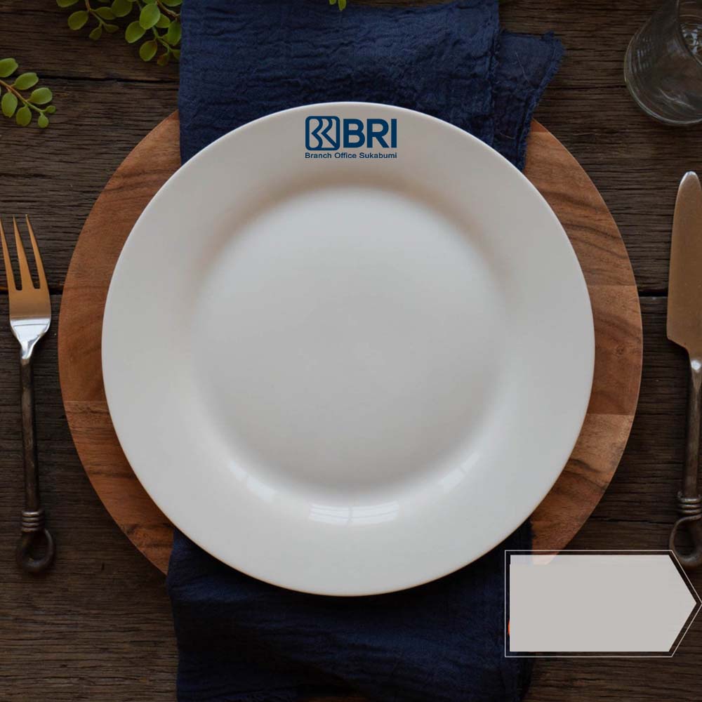 Jual Piring Logo Custom / Cetak Piring Cendramata, Souvenir Perusahaan ...
