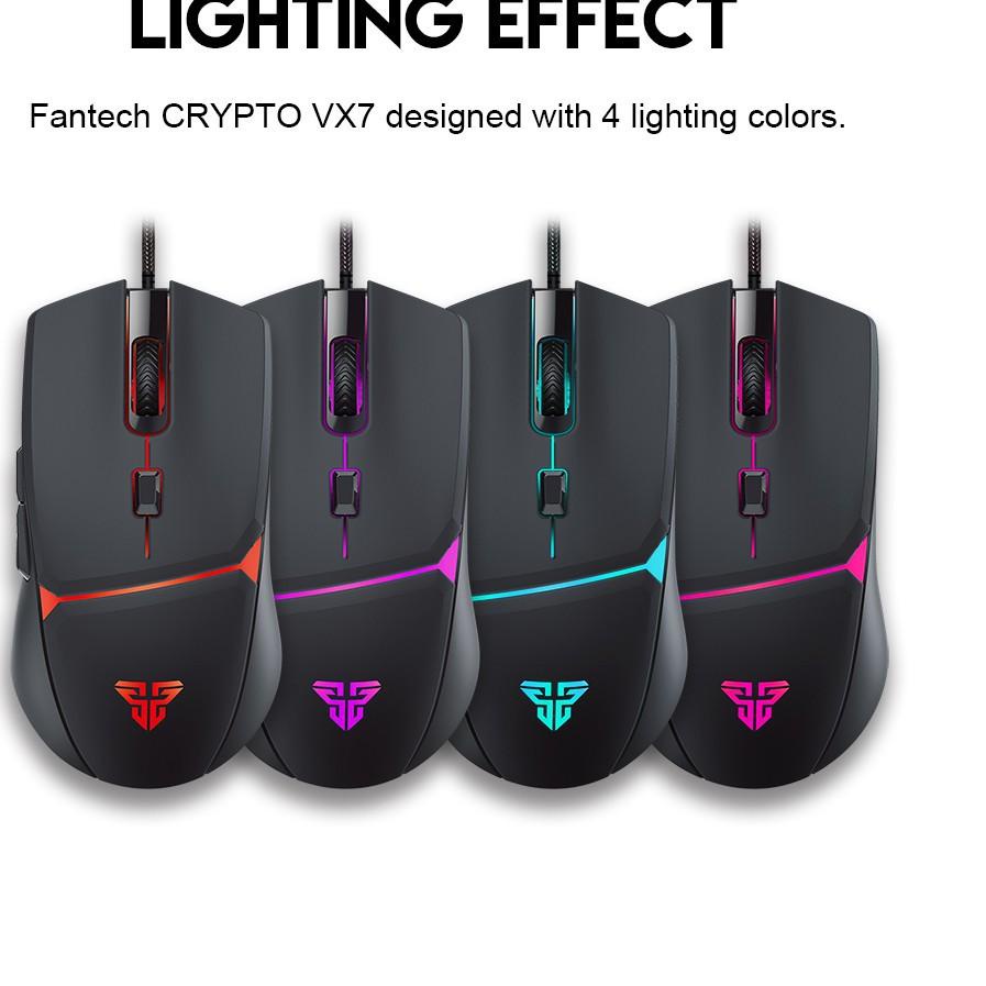 Jual Harga Bersahabat Fantech VX7 Crypto RGB Macro Gaming Mouse ...