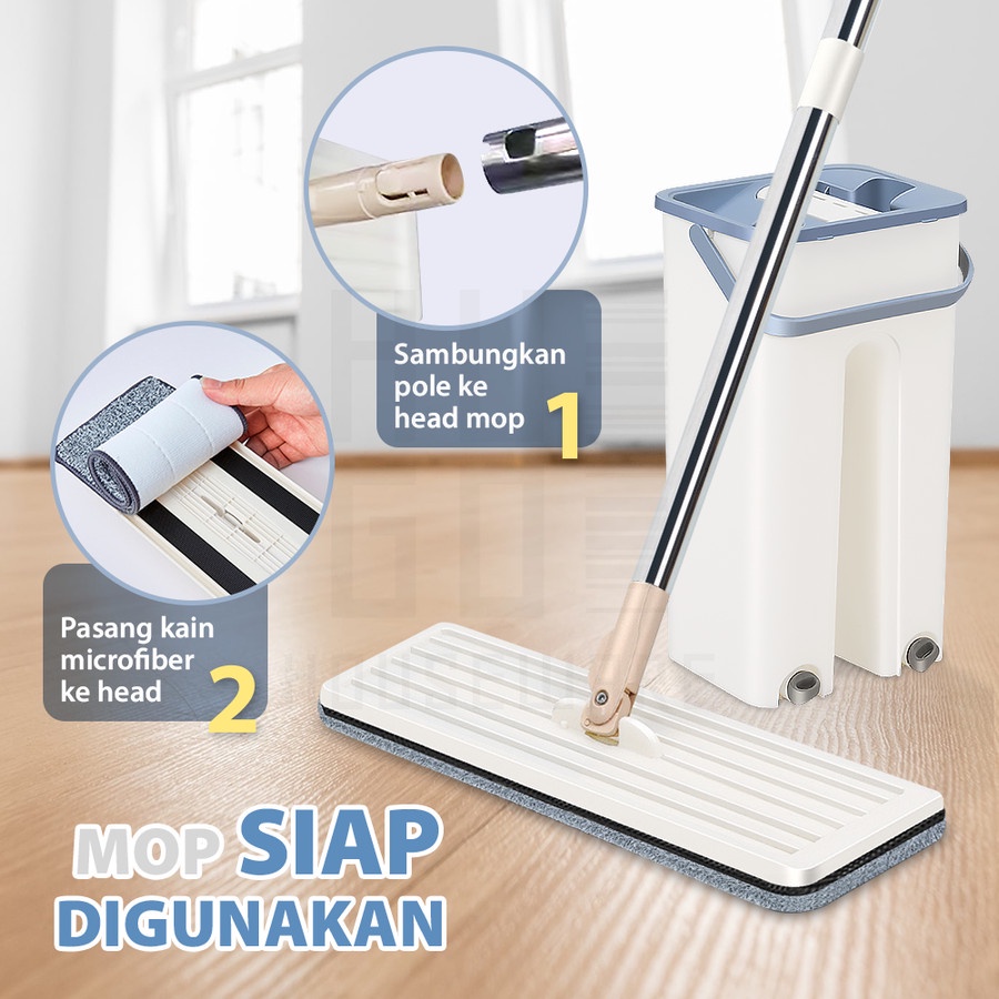 Jual Alat Pel Lantai Mop Scratch 2 in 1 Alat Pel Praktis Ultra Mop ...