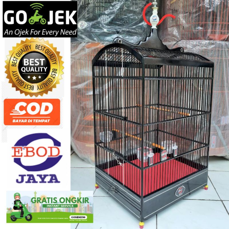 Jual SANGKAR EBOD JAYA LIST WARNA KACER,IJ0,KENARI + KAKI LENGKAP. | Shopee Indonesia