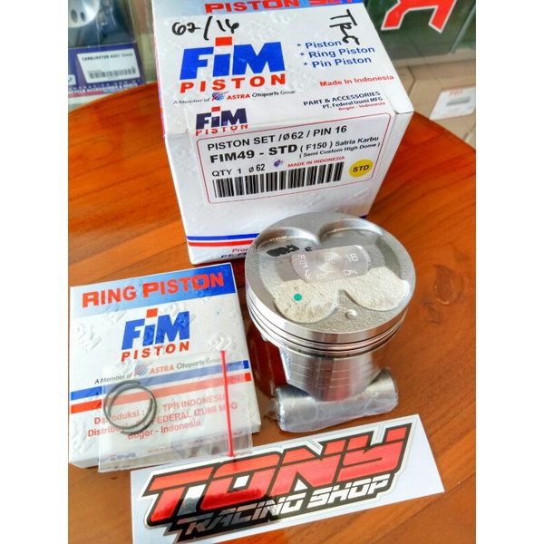 Jual Piston FIM Satria Fu 62 pin 16 mm | Shopee Indonesia