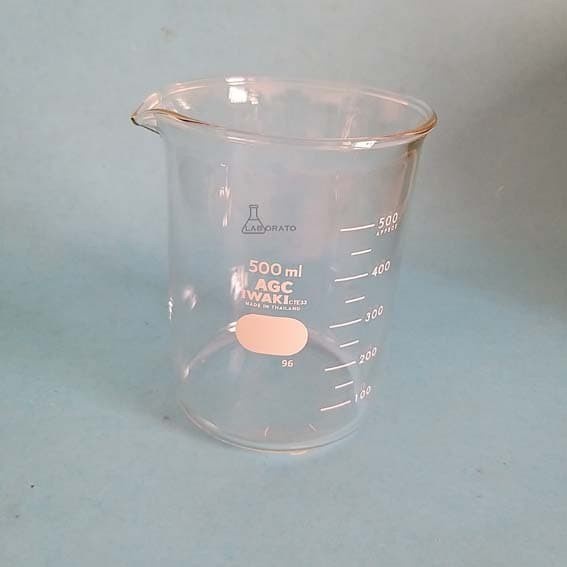 Jual Lab Beaker Glass 500 Ml Iwaki Pyrex Gelas Kimia | Shopee Indonesia