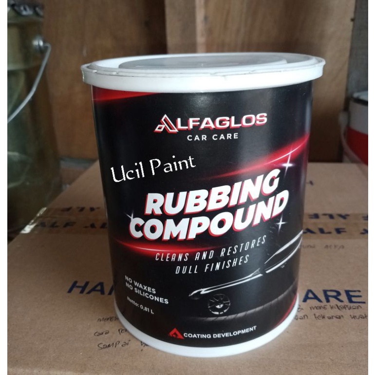 Jual Compound Alfa Rubbing Compound Alfa 0,8L ALFAGLOS | Shopee Indonesia