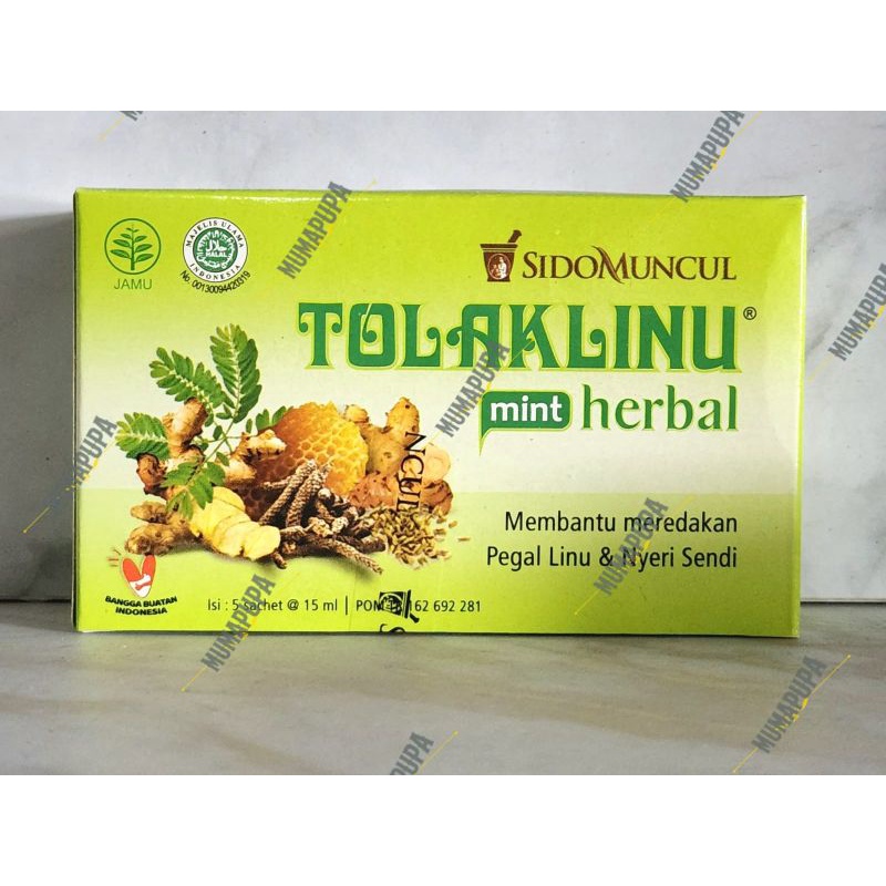 Jual Tolak Linu herbal / Mint Sido Muncul isi 5 untuk membantu ...