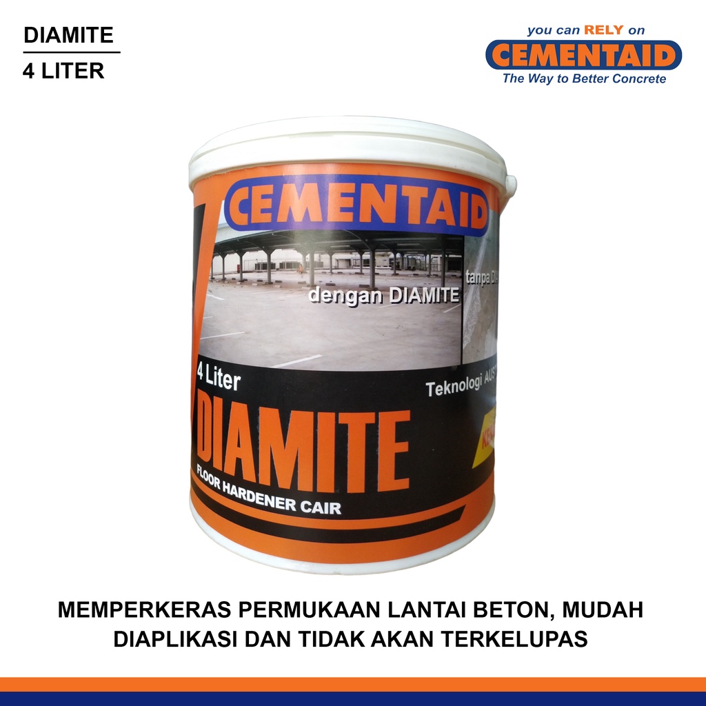 Jual CEMENTAID - DIAMITE Floor Hardener cair untuk beton (4 Liter ...