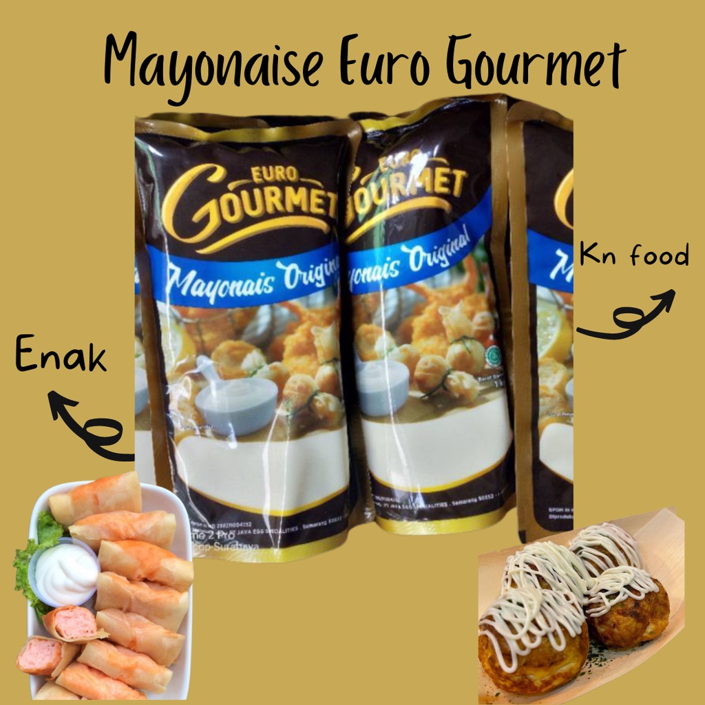 Jual Mayonaise Euro Gourmet 1 Kg - Mayonaise 1Kg - Mayones Euro Gourmet ...