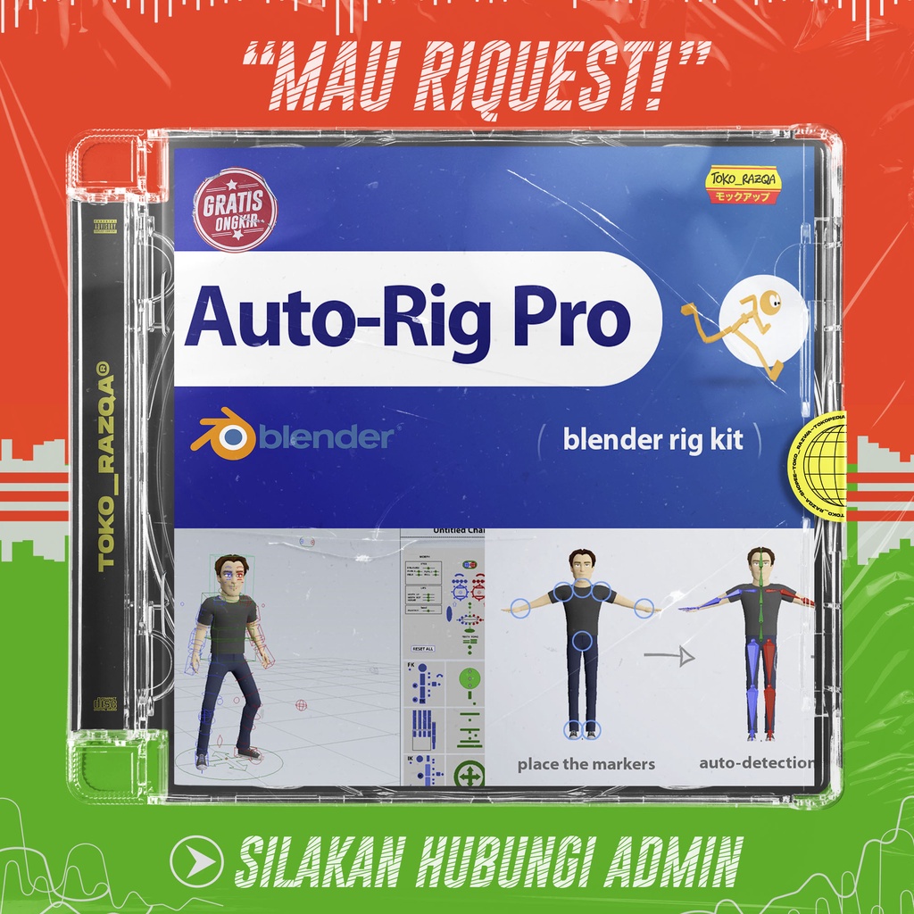 Jual 3D Blender - Auto-Rig Pro v3.75.14 - FULL - 050625 | Shopee Indonesia