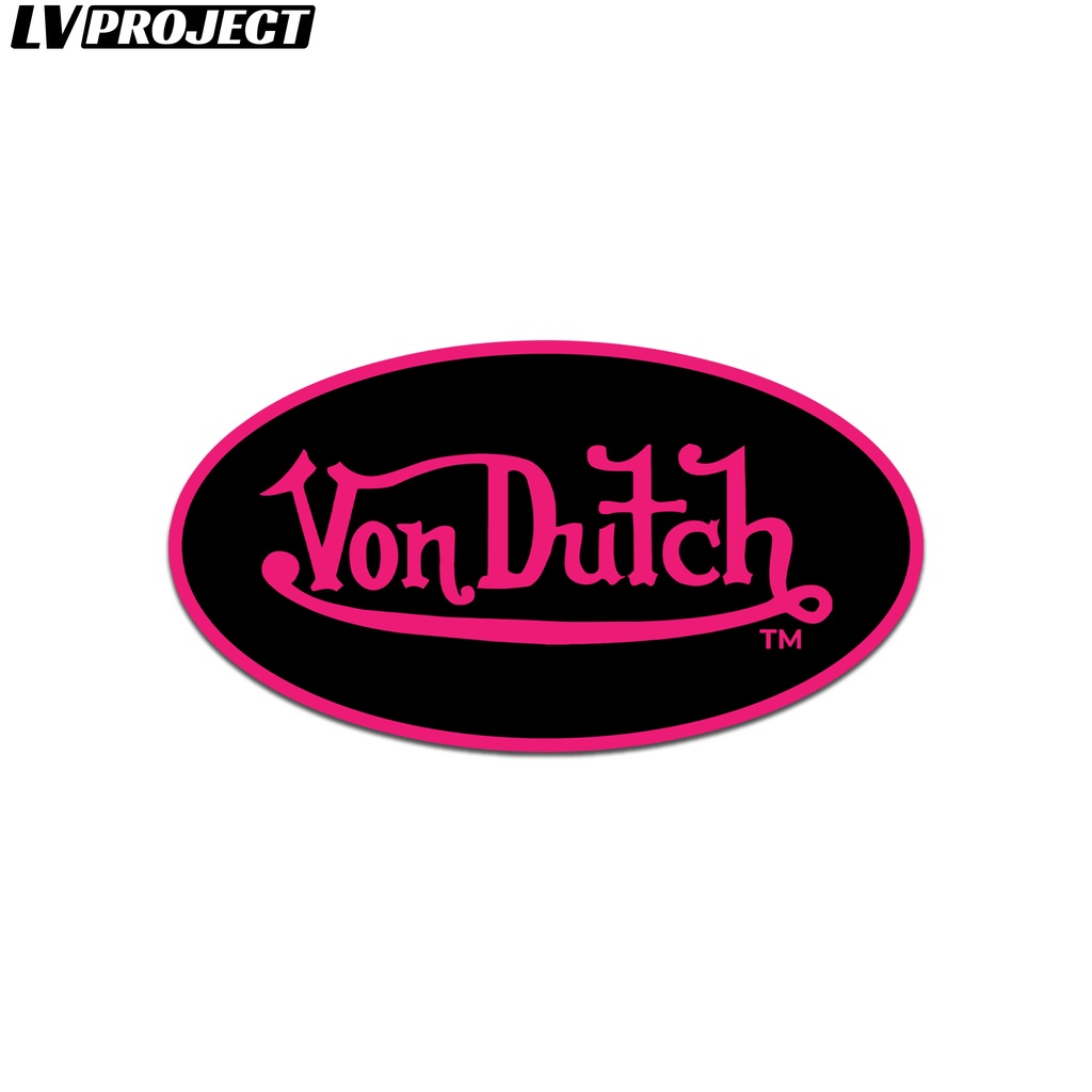 Jual Sticker Von Dutch Laminasi Glossy Cutting Stiker Motor Vespa ...