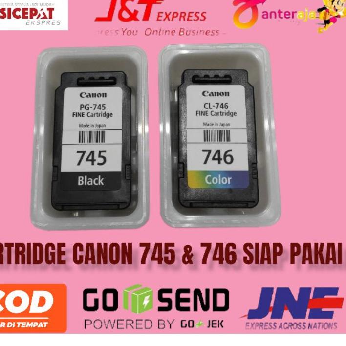Jual Harga Heboh CARTRIDGE CANON PG-745 CL-746 BLACK & COLOR RESCYLE ...