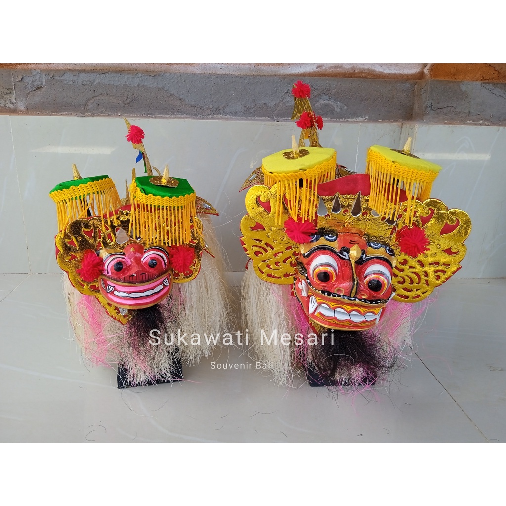 Jual Barong Ket Mini - Barong Meja Hiasan Meja khas Bali Lengkap Dengan ...