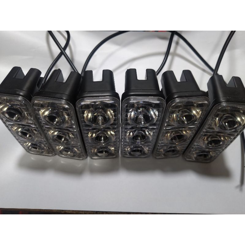 Jual lampu Sorot biru strobo bahan lampu LED strobo 8pcs | Shopee Indonesia