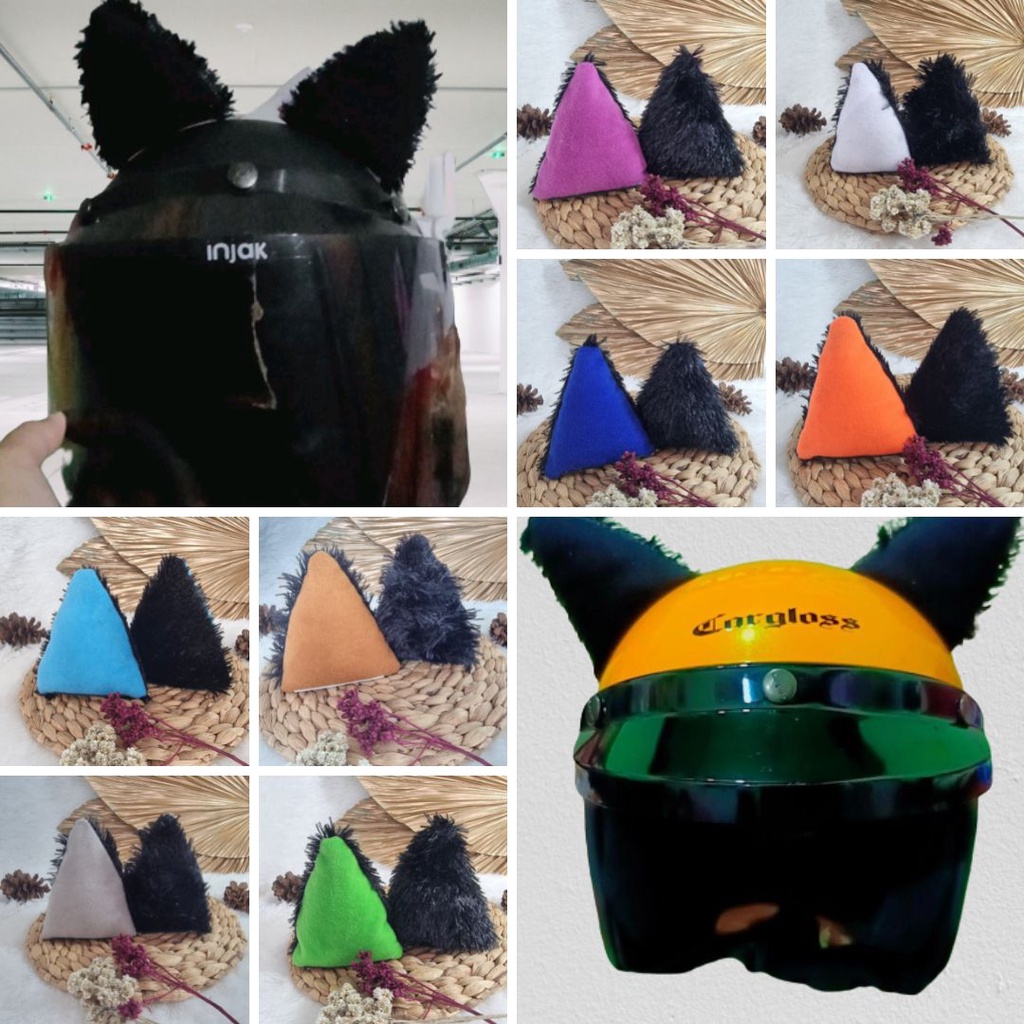 Jual KUPING KUCING HELM / KUPING KUCING AKSESORIES HELM / KUPING KUCING ...