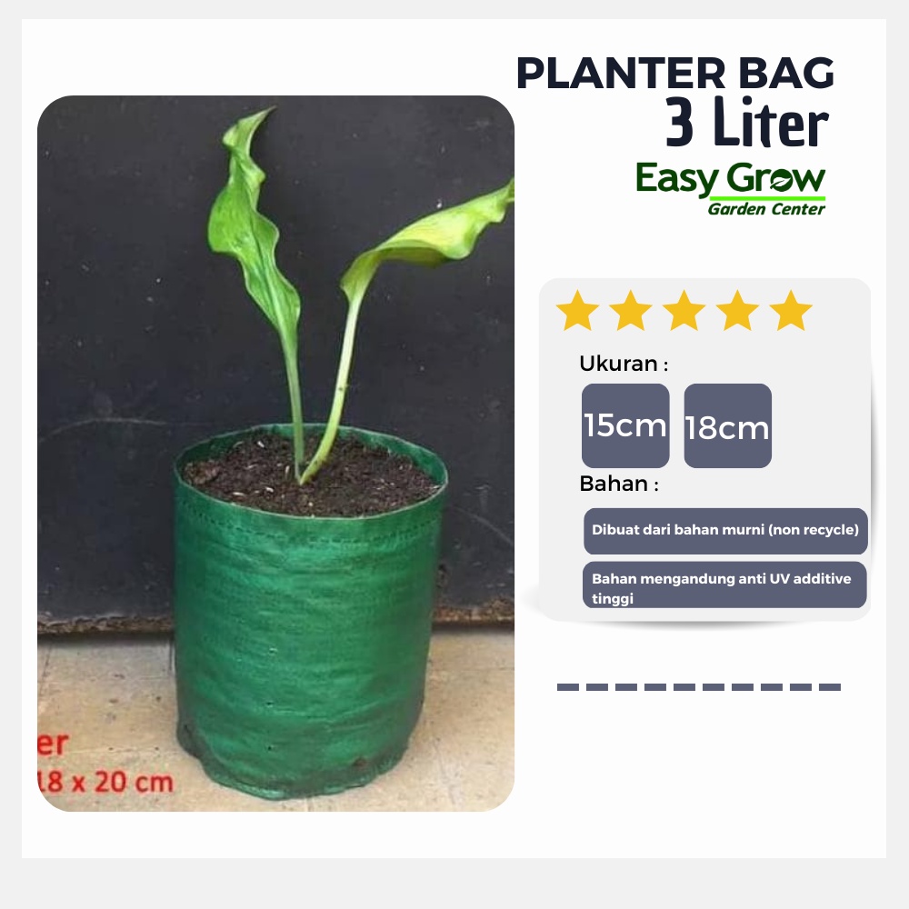 Jual Planter Bag 3 Liter No Handle Planter Bag Perkebunan | Shopee ...