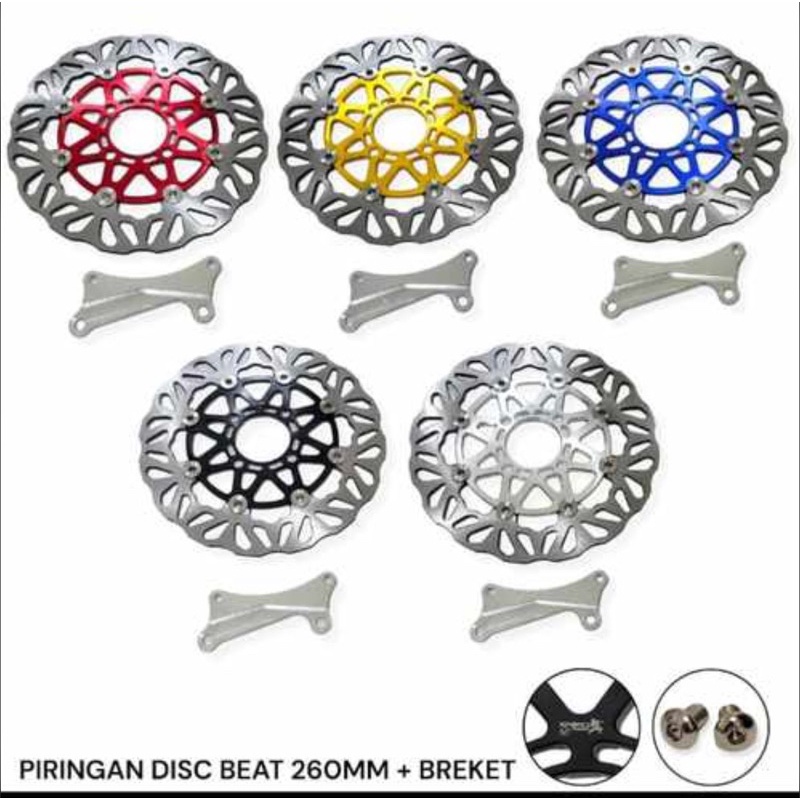 Jual PIRINGAN CAKRAM FULL CNC ROTOR DISC BEAT SCOOPY VARIO 110 LED ...