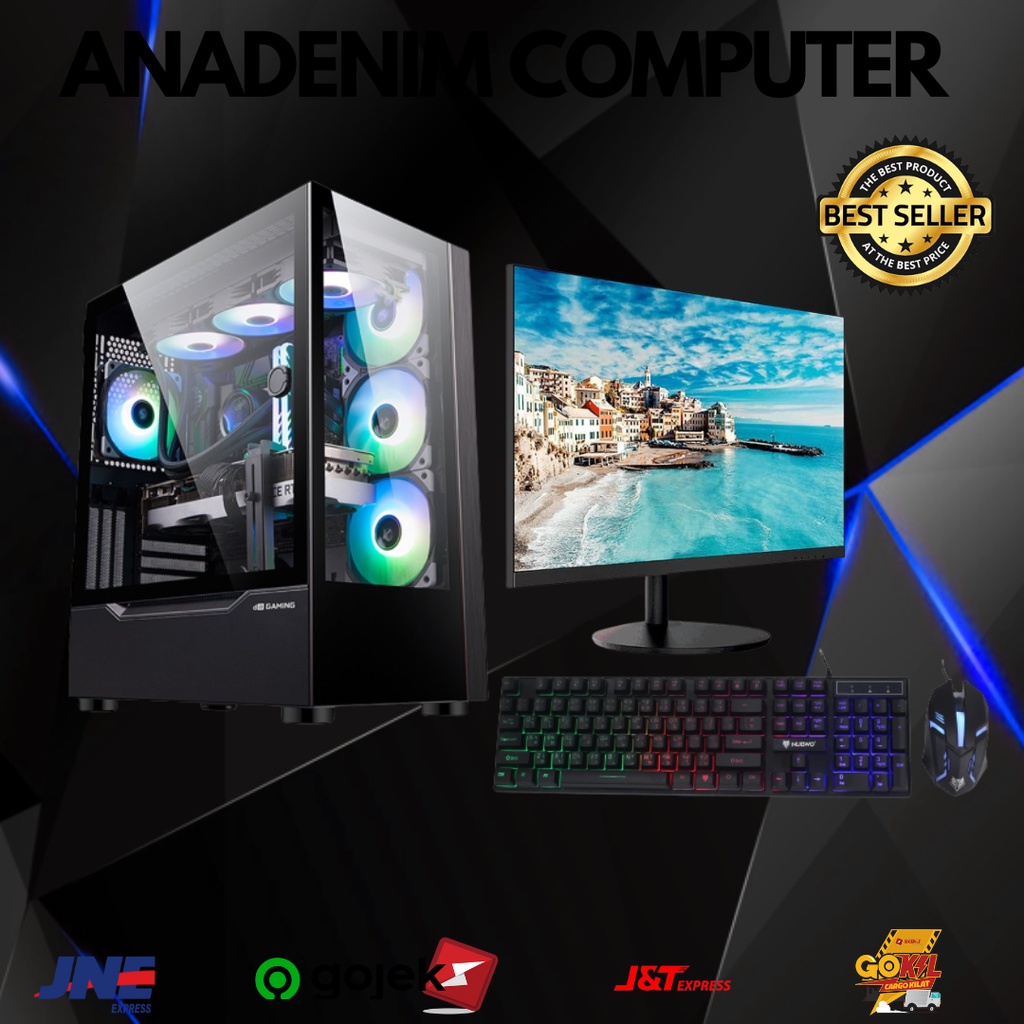 Jual PC RAKITAN LENGKAP 24INCH I7 3770 / DDR3 8GB / VGA GT 1030 2GB ...
