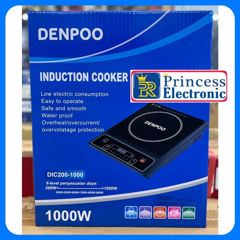 Jual Denpoo Kompor Listrik Induksi Low Watt DIC 200-1000 | Shopee Indonesia