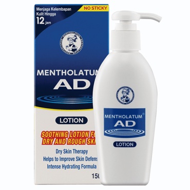 Jual Mentholatum AD Lotion For Dry & Rough Skin I Untuk Kulit Kering ...
